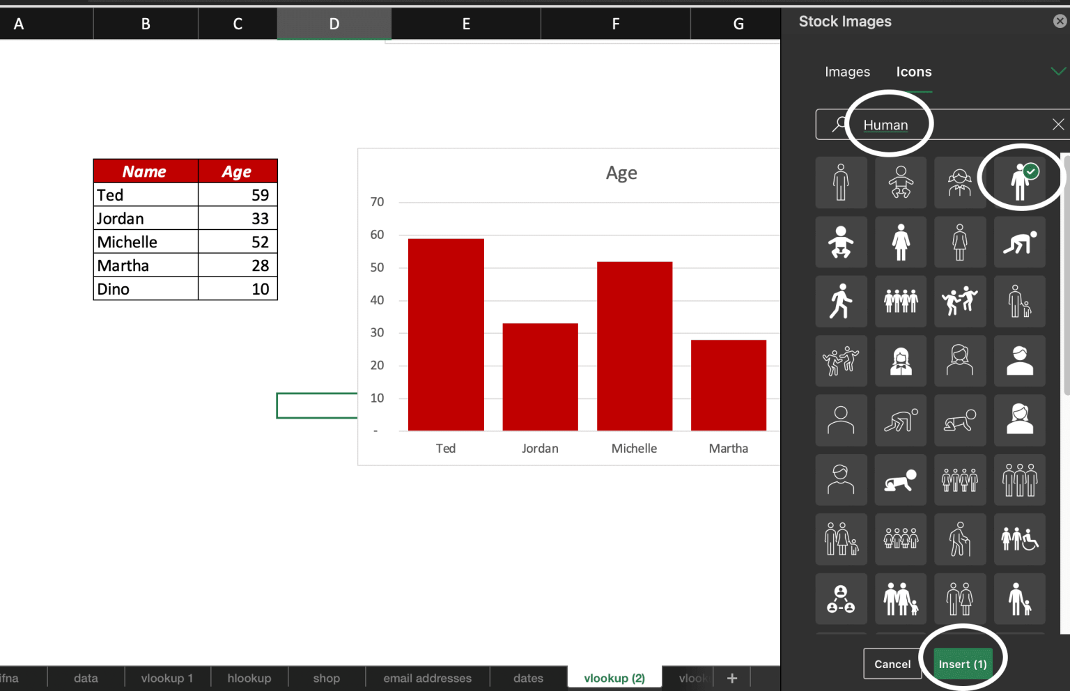 How to Change Bar Graph Shapes in Excel