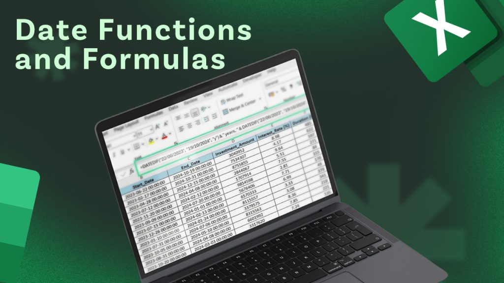 Excel Date Formulas to Know - TODAY, NOW, WEEKDAY…