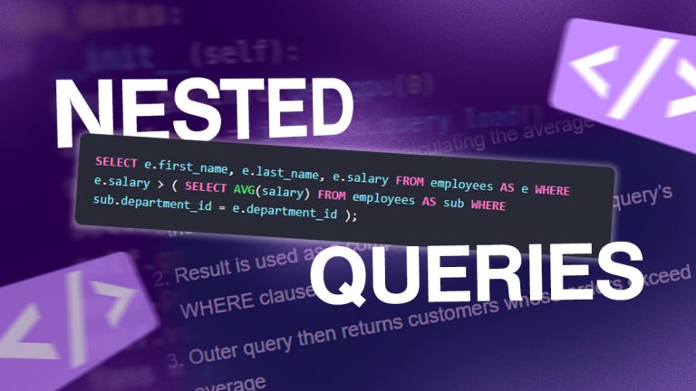 Sql Subqueries And Nested Queries